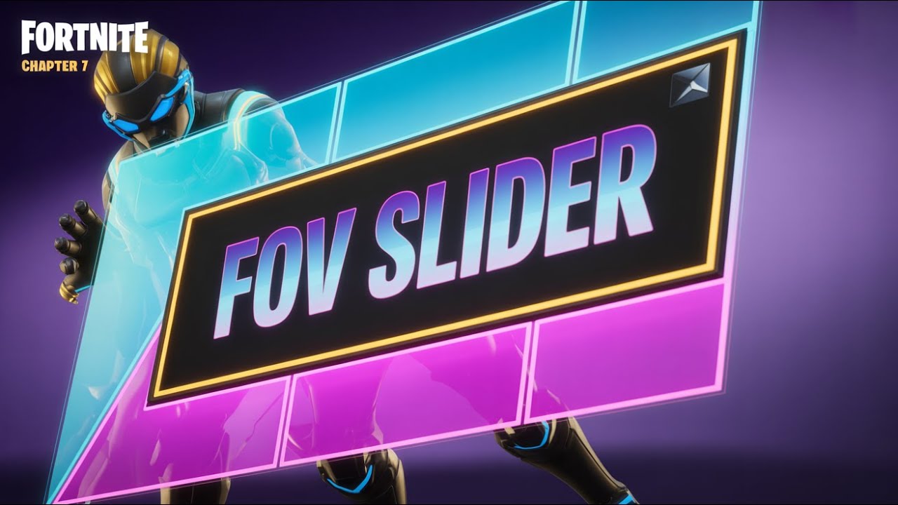 How to Use the FOV slider in Fortnite Chapter 7 - YouTube