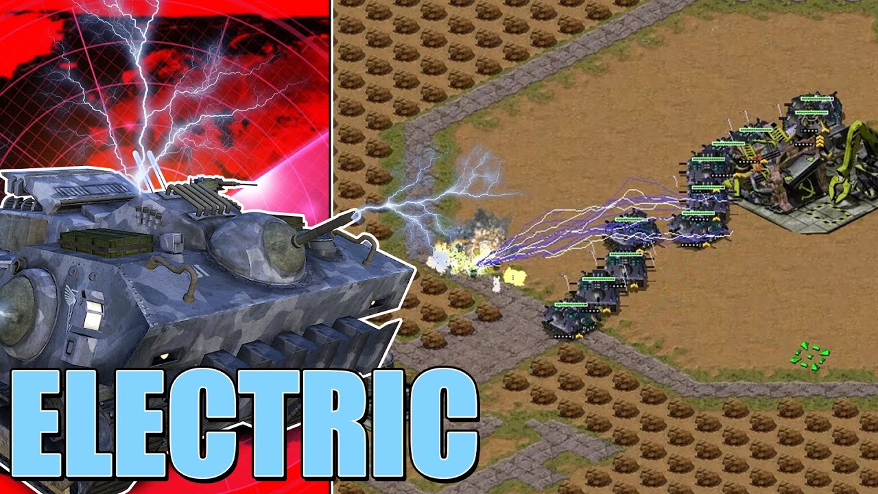 Red Alert 2 - Electric Battle Fortress With Elite Boris!! - YouTube