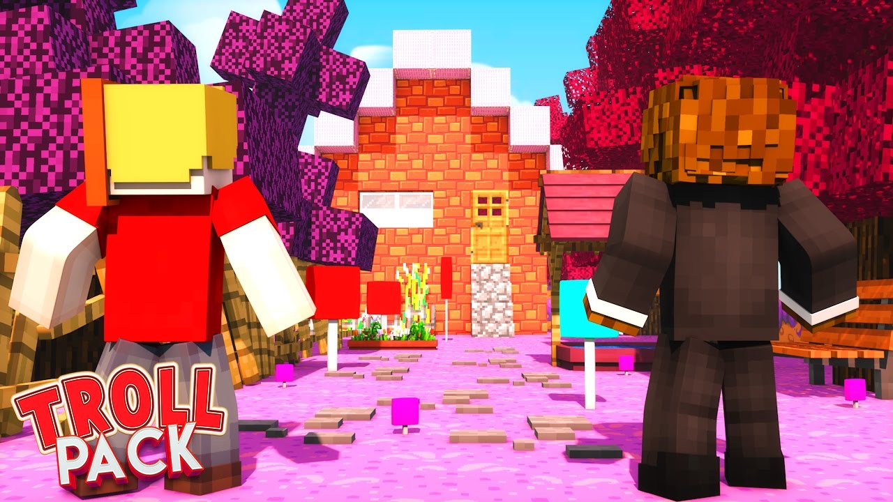 AUDIO PRANK How to make someone have no sound in minecraft?! - Troll Pack! #14 - YouTube