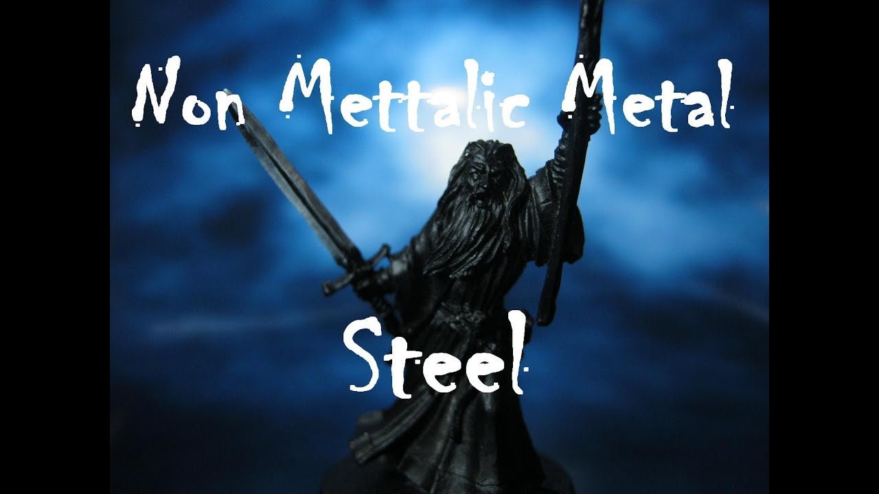 Painting Tutorial - Non-Metallic Metal Steel - YouTube