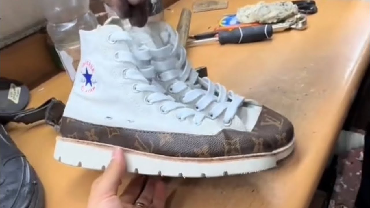 Modificación de Converse x LV el cometa ☄️ - YouTube