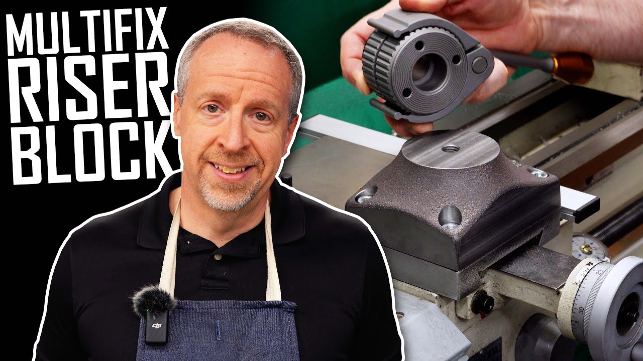 Machining the Casting for the Multifix Lathe Solid Toolpost Riser - YouTube