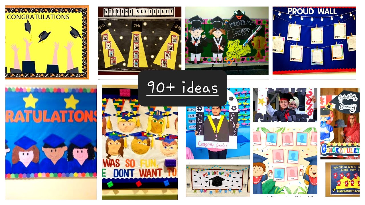 Result day board decoration ideas | Graduation day board decoration ...