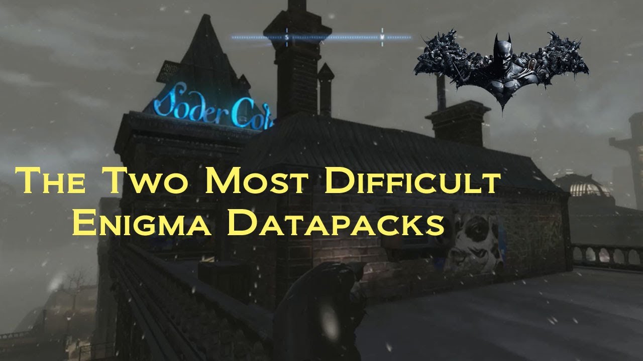 Batman: Arkham Origins: Difficult Enigma Datapacks (with Commentary ...