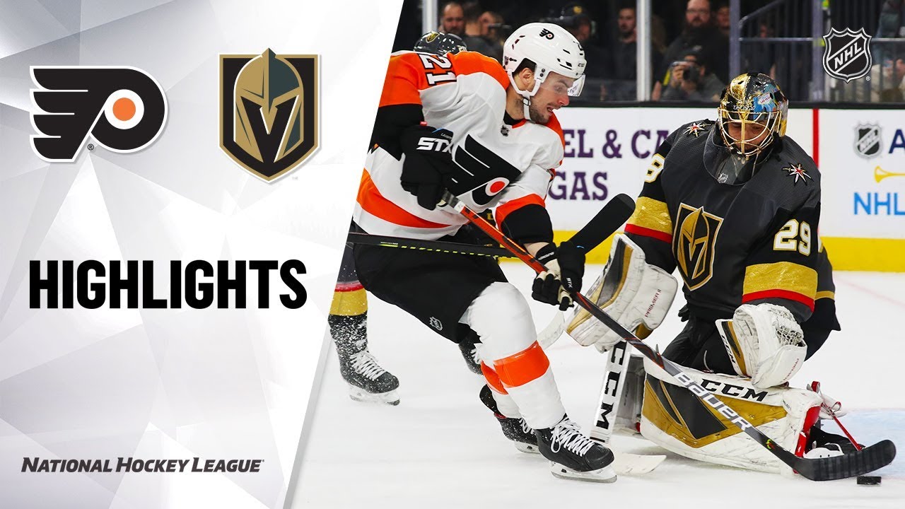 NHL Highlights | Flyers @ Golden Knights 1/2/20 - YouTube