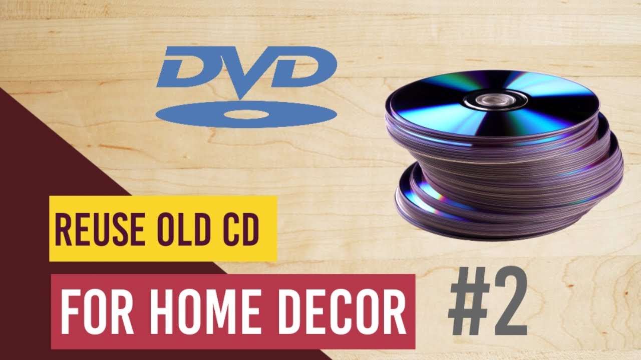 REUSE CD FOR HOME DECOR #2 l OLD CD CRAFT IDEAS l BEST OUT OF WASTE l ...