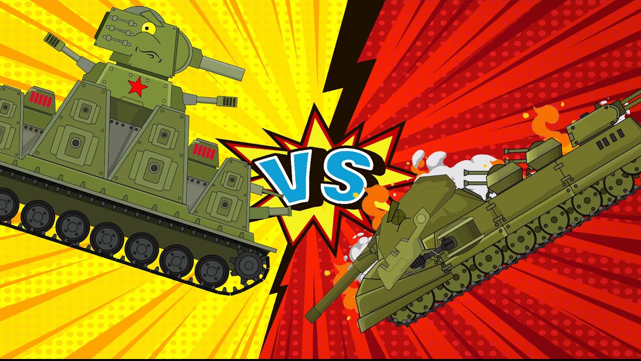 KB44 tank vs Big tanks - Cartoons about tanks - Cartoon Tank Animation ...