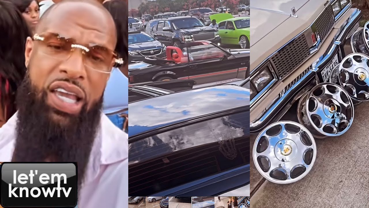 Slim Thug Celebrates Fathers Day At A Car Show In Texas Showing Off His ...