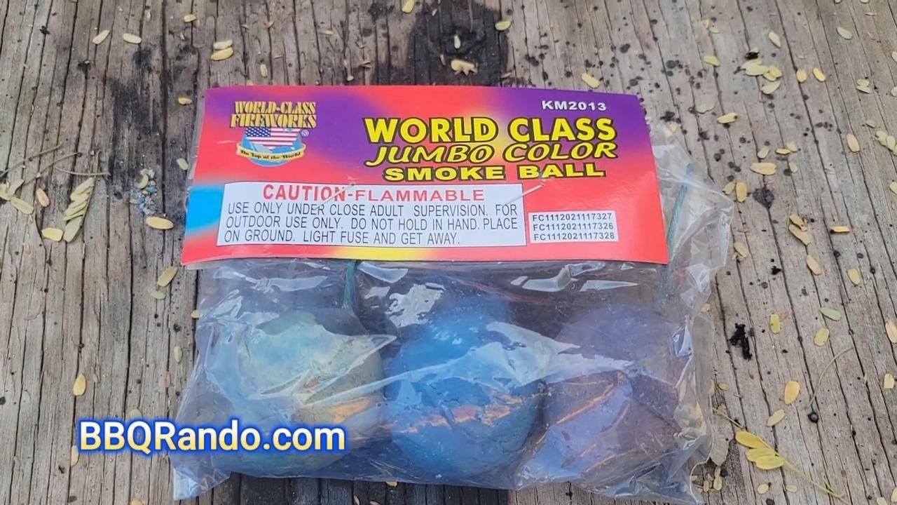 World Class Jumbo Color Smoke Balls - YouTube