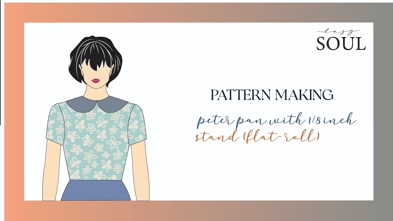 How to Make a Peter Pan Collar [ Flat Roll ] | Easy Patternmaking Tutorial for Beginners - YouTube