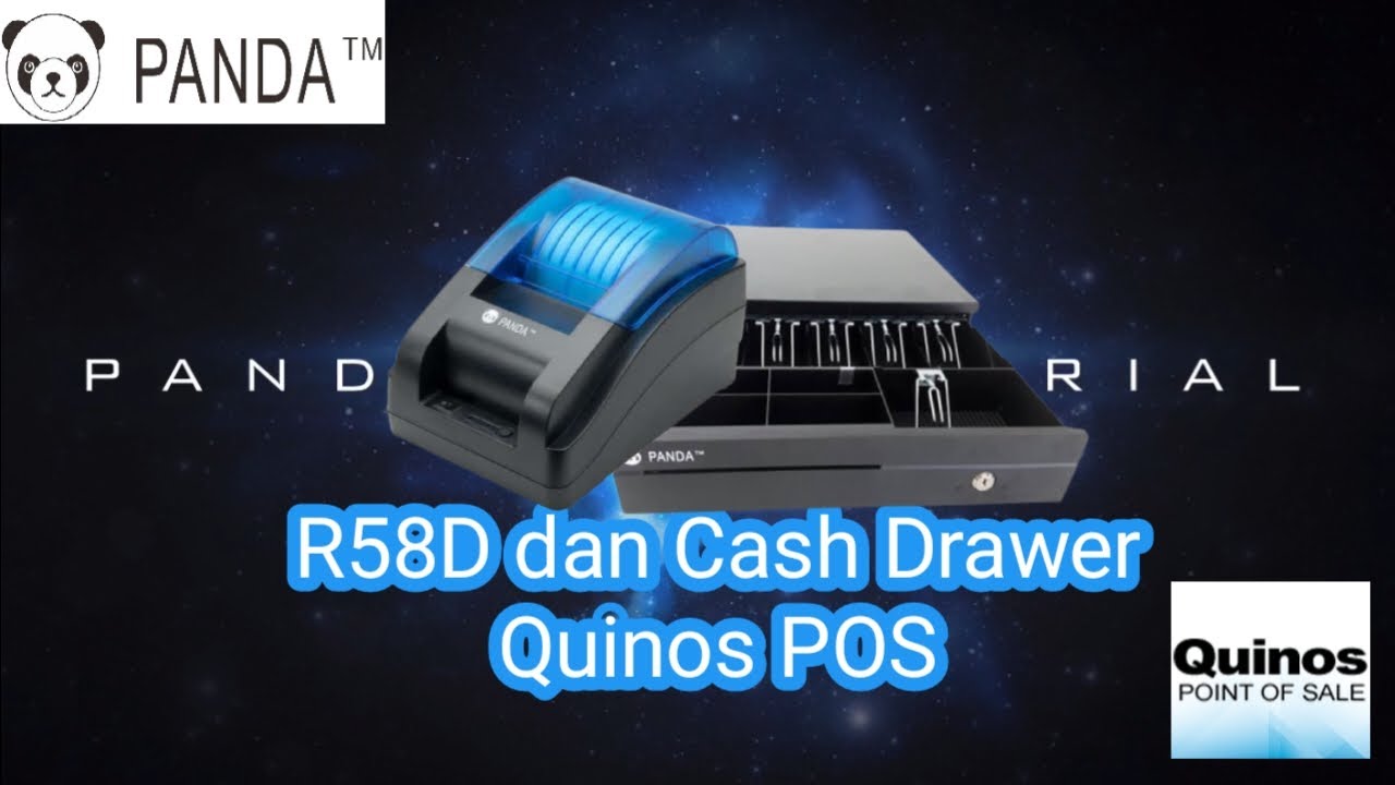 Penggunaan Printer Panda PRJ-R58D dan Cash Drawer di Aplikasi Quinos ...