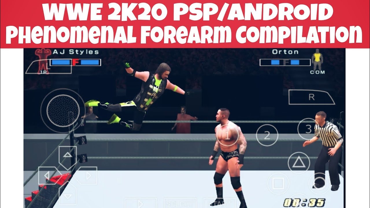 WWE 2K20 PSP/Android - AJ Styles Phenomenal Forearm Compilation ~ SVR ...
