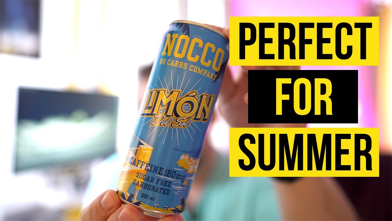 NOCCO Limon Del Sol Energy Drink - Review & Taste Test - YouTube