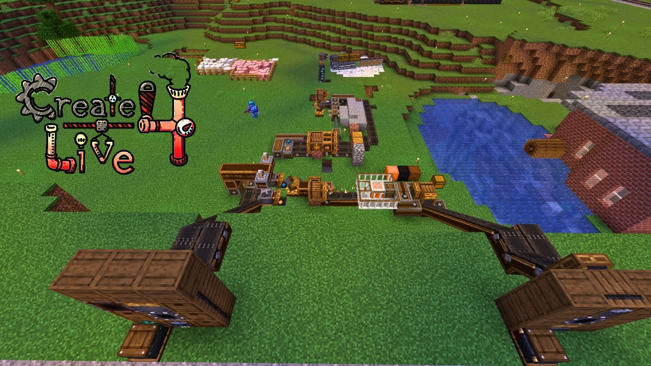 Minecraft Create Live 4 #22 Zink und Kupfer automatisieren Teil - YouTube