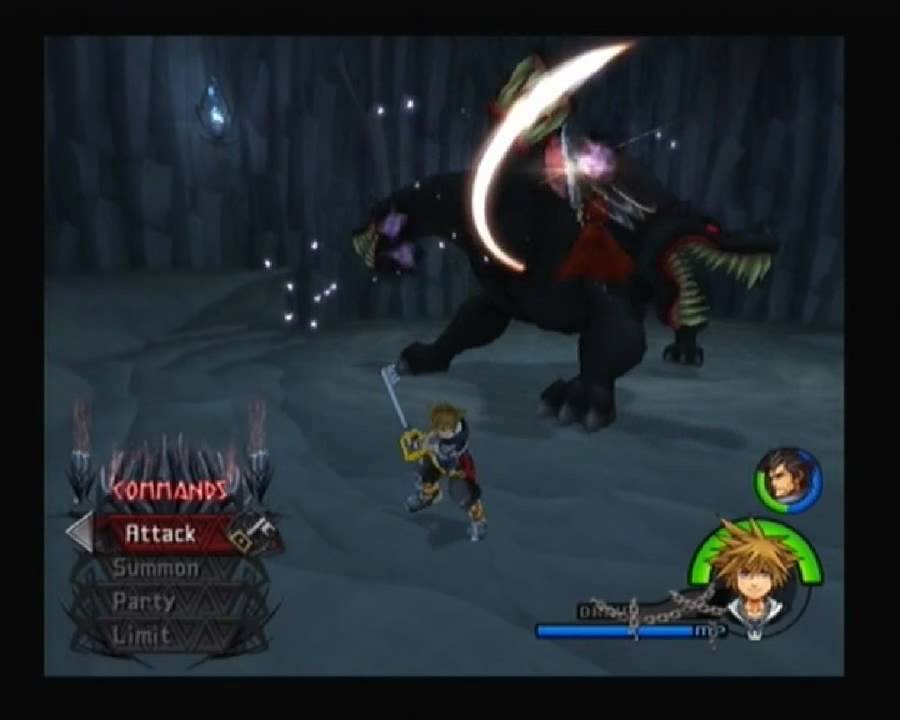 Kingdom Hearts 2 Low Level - Cerberus (Boss 9) - YouTube