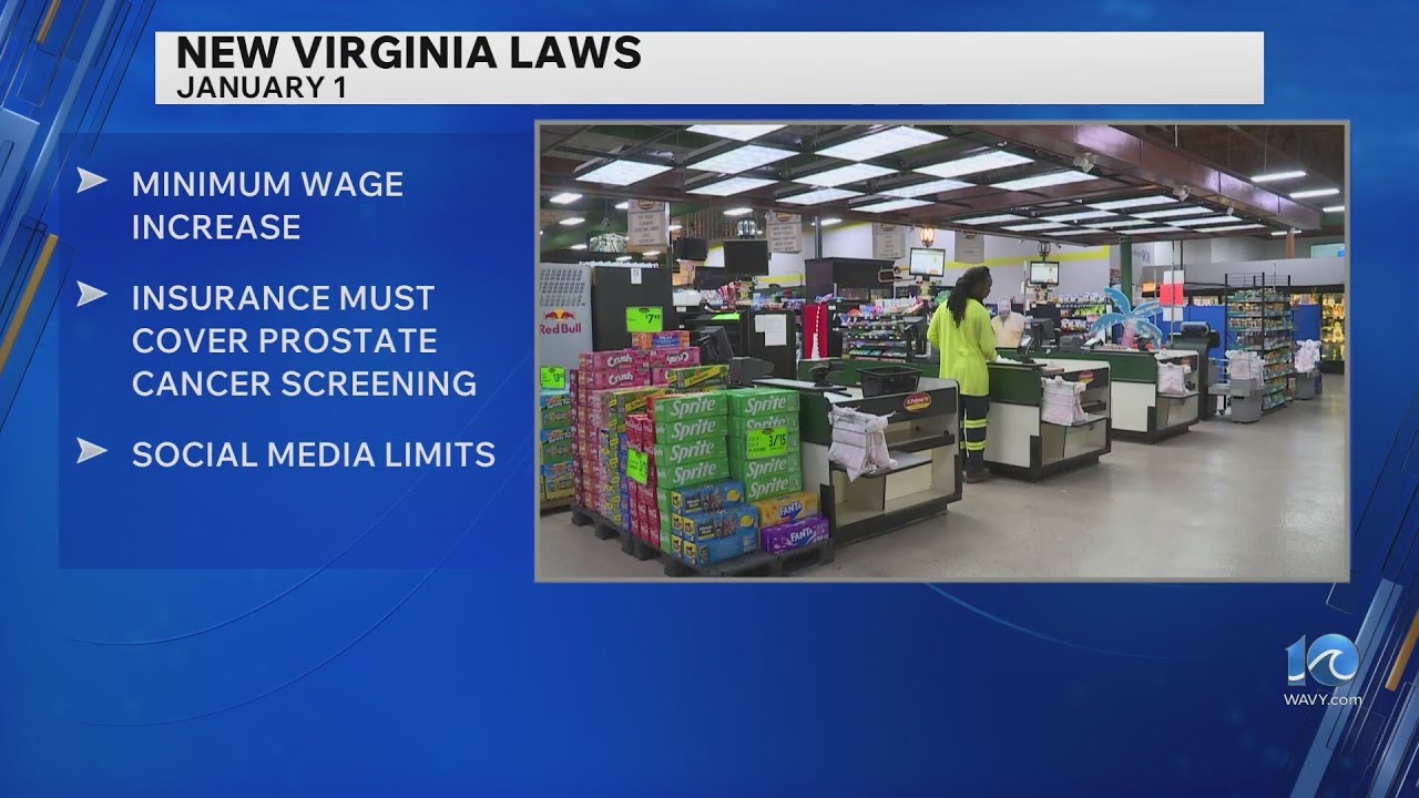 New Virginia laws to take effect Jan. 1 - YouTube
