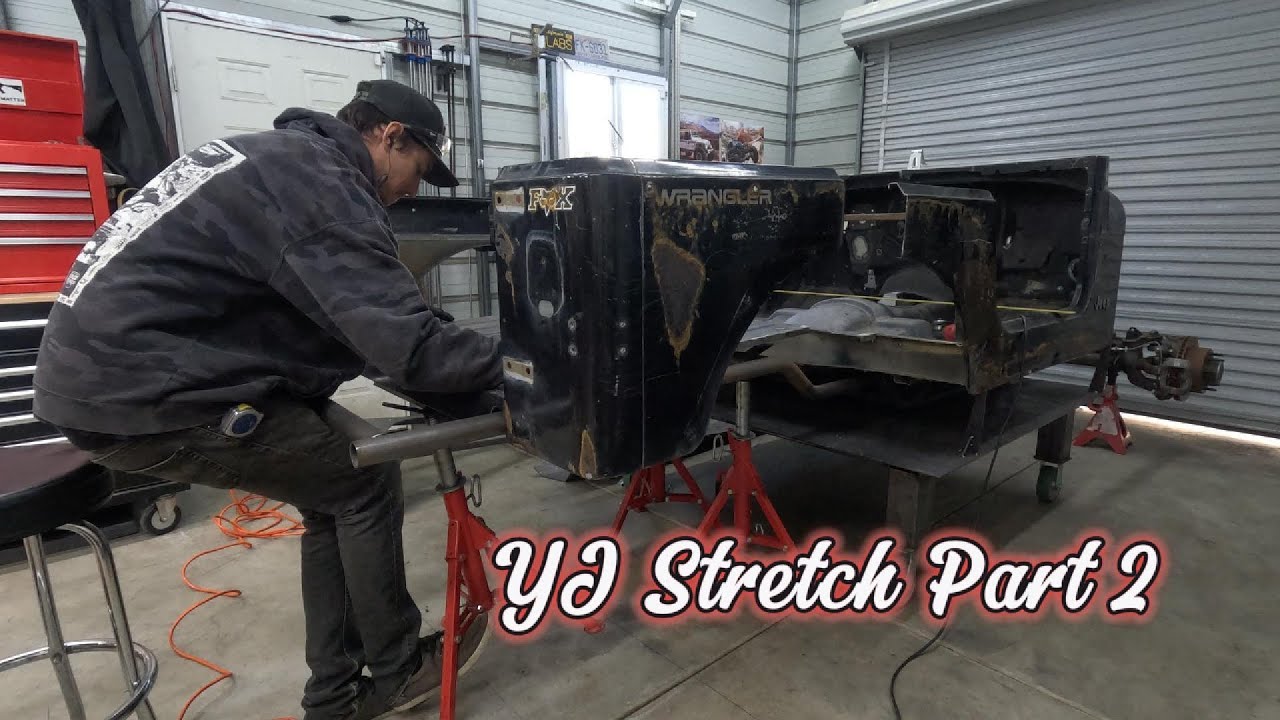 Stretching the YJ tub Pt 2 - YouTube