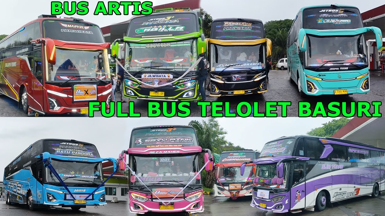 FULL BUS TELOLET BASURI BUS ARTIS BASURI BUS TELOLET, Bus Telolet ...