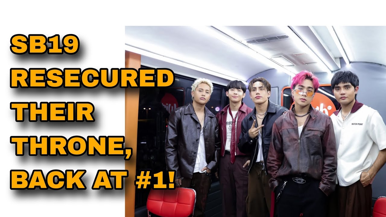BREAKING: SB19 BACK ON THRONE, RESECURED THE #1 SPOT! | Esbi Updates ...
