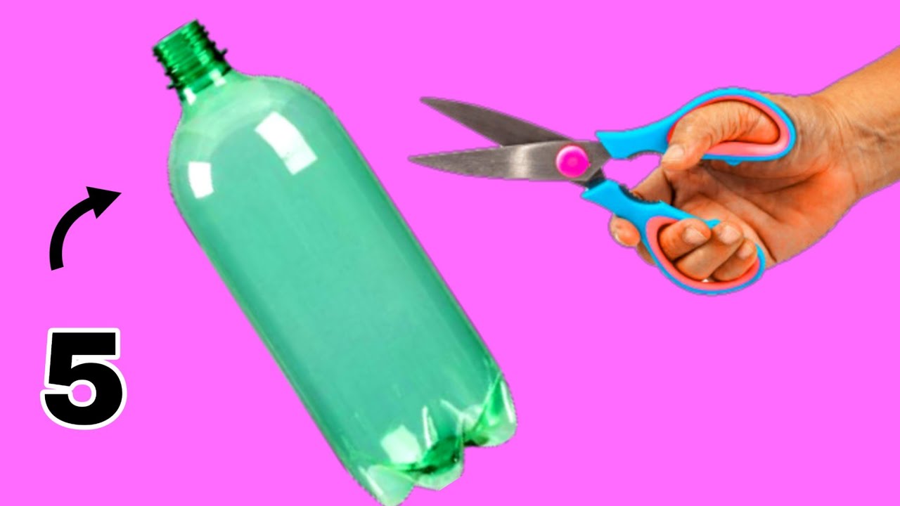 5 IDEIAS GENIAIS COM GARRAFA PET | RECICLAGEM CRIATIVA - YouTube
