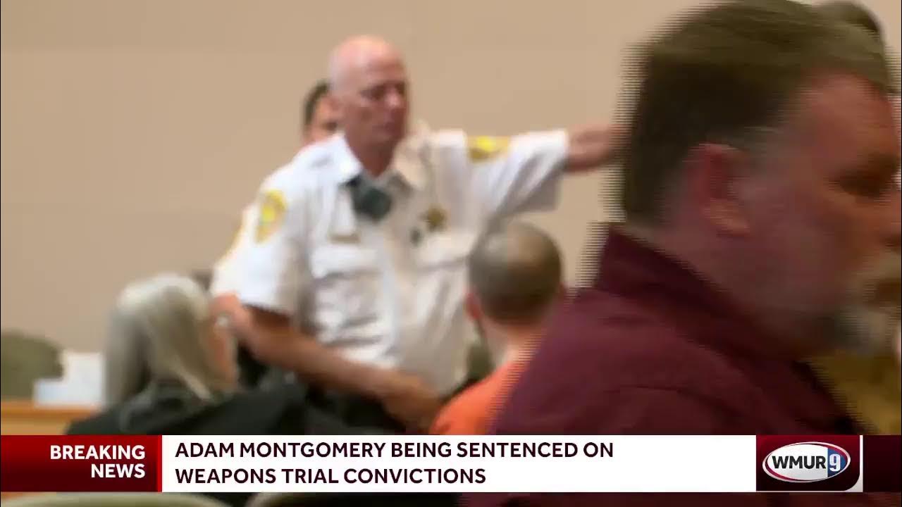Adam Montgomery Being Sentenced On Weapons Trial Convictions Youtube