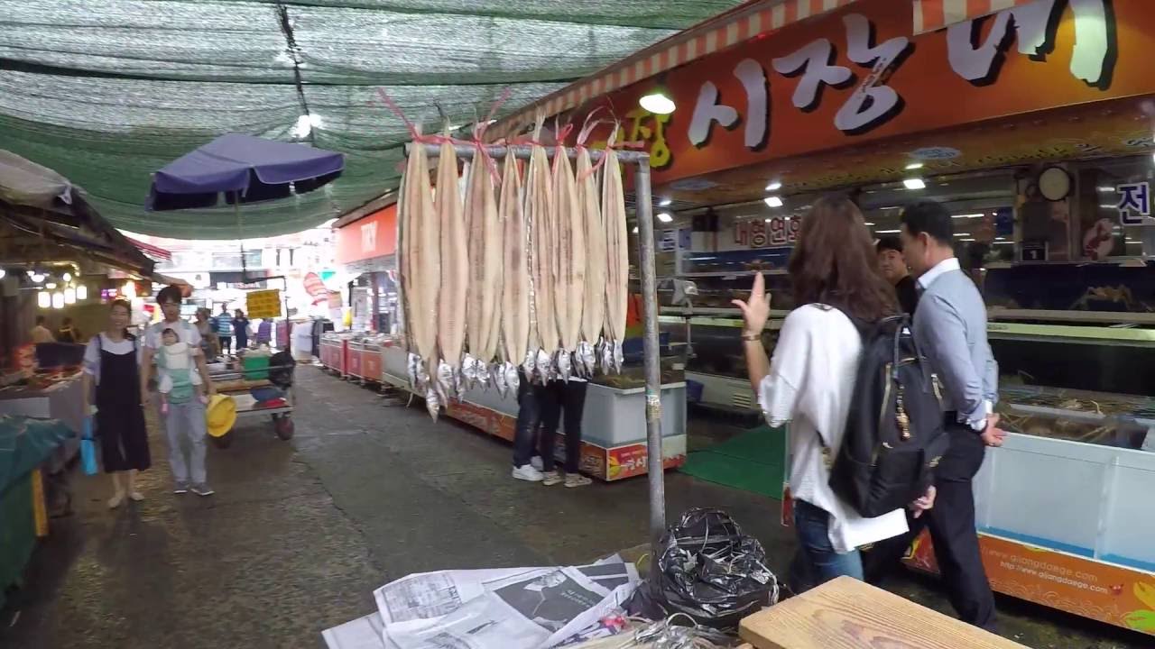 부산 기장시장/Gijang County Market/機張郡市場 - YouTube