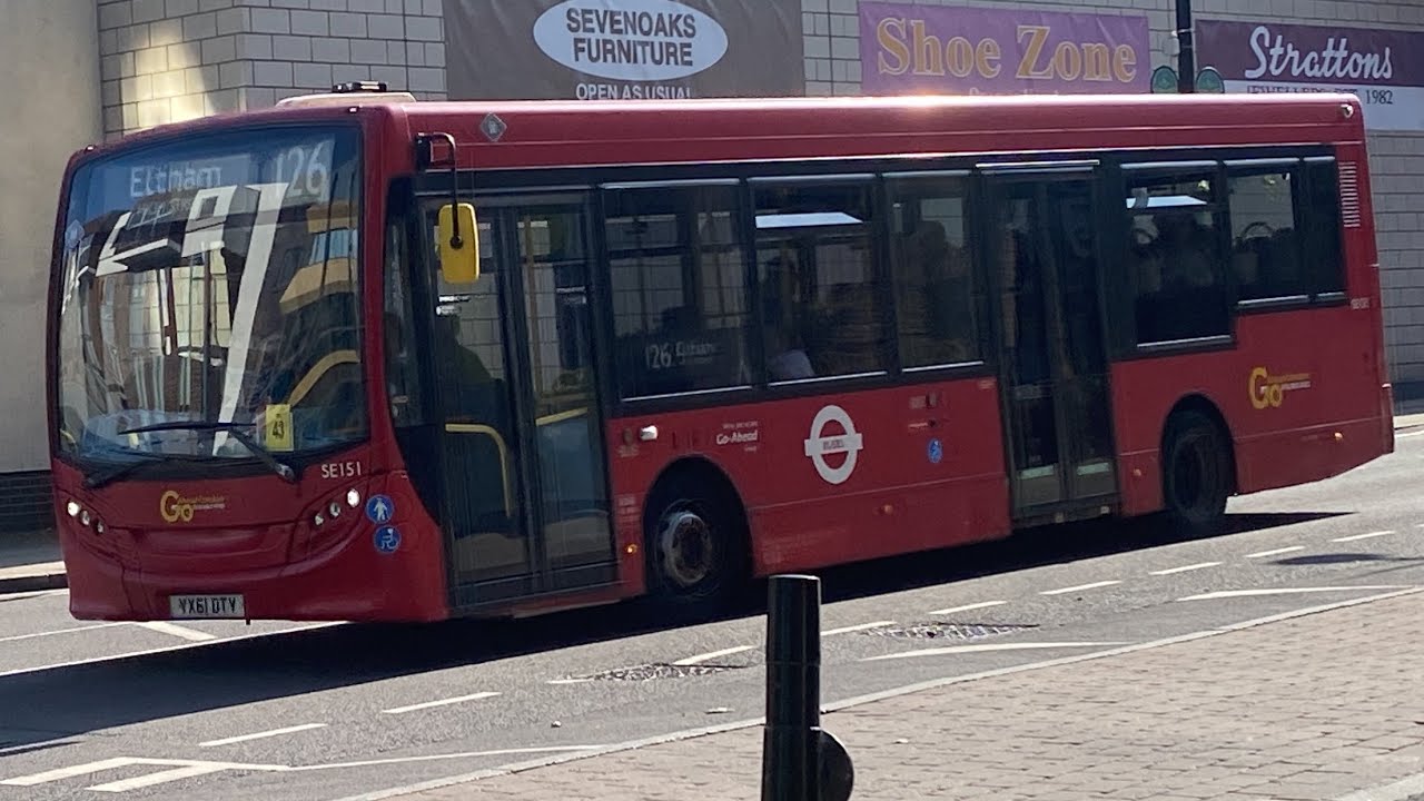 ADL Enviro200 GAL (MB) SE151 YX61 DTY Route 126 Eltham High Street ...