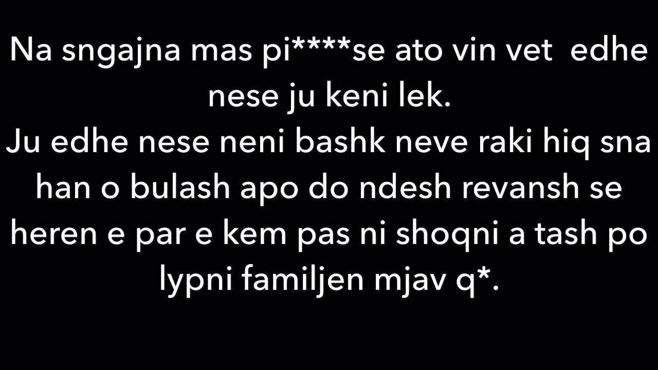 Tekste t'shkruara me rima - YouTube