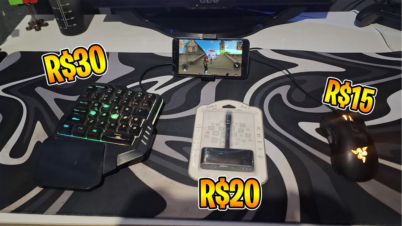 MONTE SEU SETUP MOBILADOR EM 2024 GASTANDO MUITO POUCO PRA USAR COM GG ...