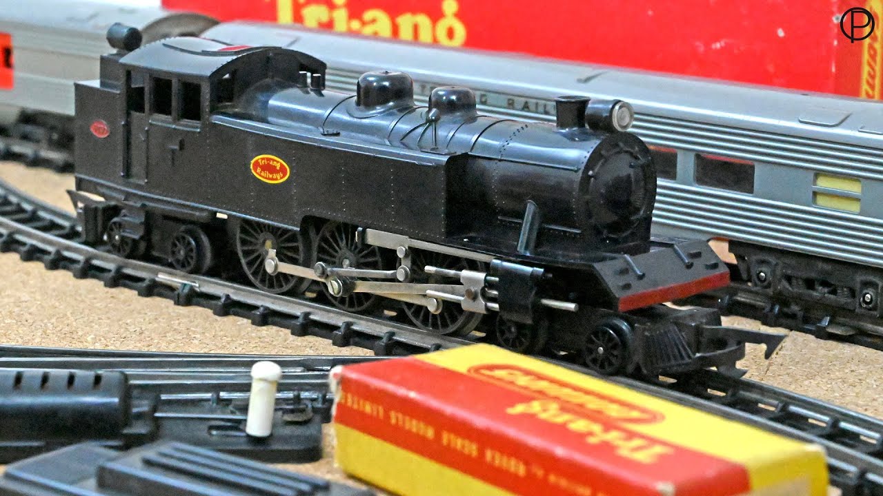 Tri-ang Railways R.56 Baltic Tank Locomotive with 1st Series TC Coaches ...