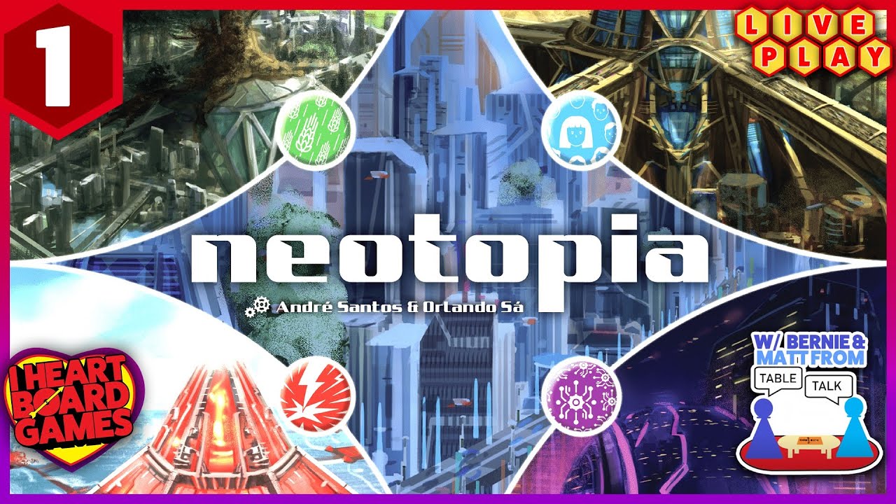 Neotopia (Arcane Wonders) Full Play Through with 4 players - YouTube
