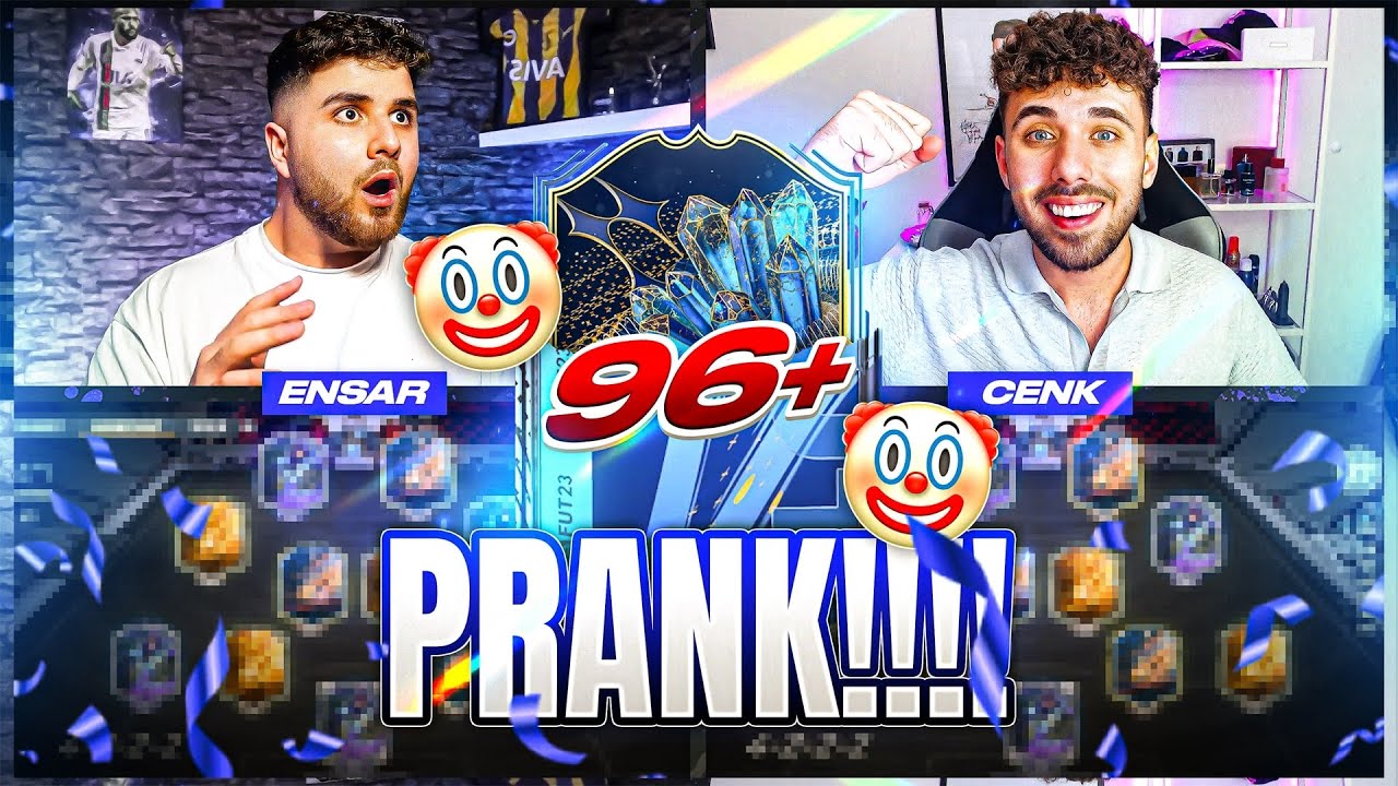 PRANK ESKALIERT im 96+ TOTS „PACK“ SBB vs CENK☠️🤡 SQUAD BUILDER BATTLE ...
