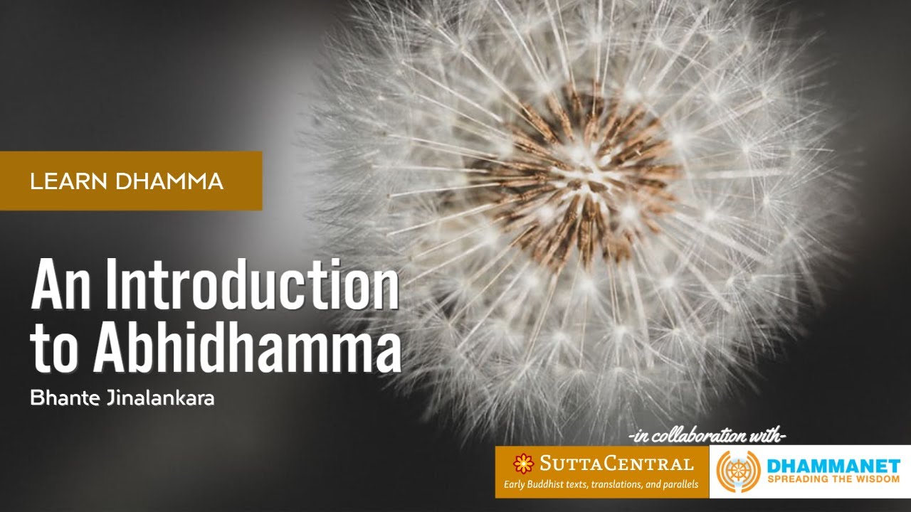 An Introduction to Abhidhamma - Lesson 1 - YouTube