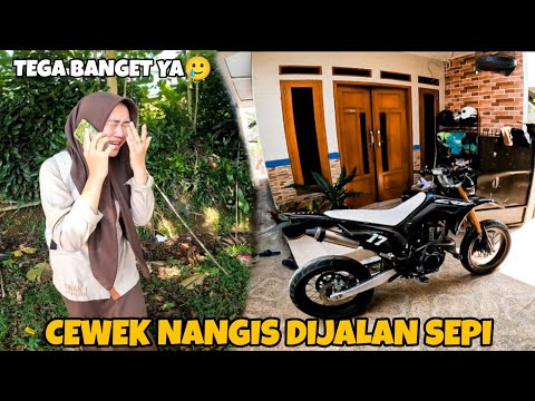RIDING BANDUNG BAWA CRF MALAH KETEMU CEWEK NANGIS DIPINGGIR JALAN