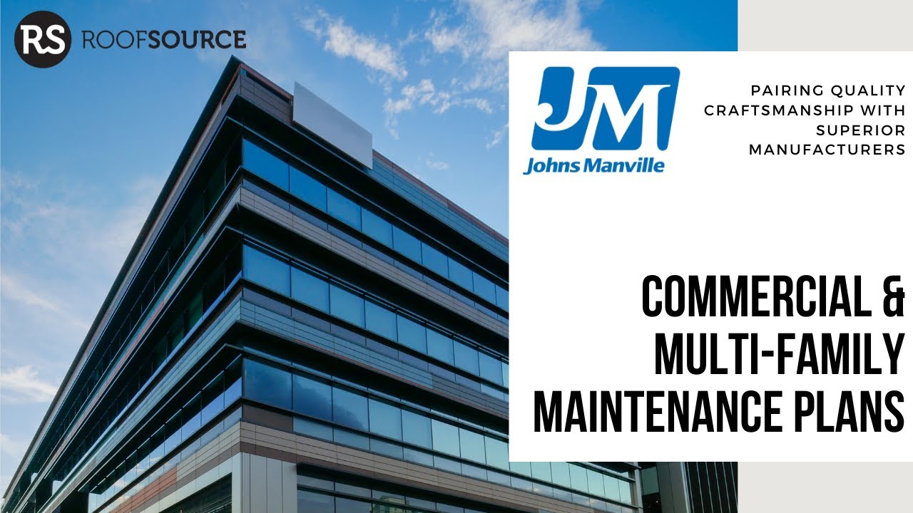 Commercial Roof & Multi-Family Maintenance Plans - YouTube