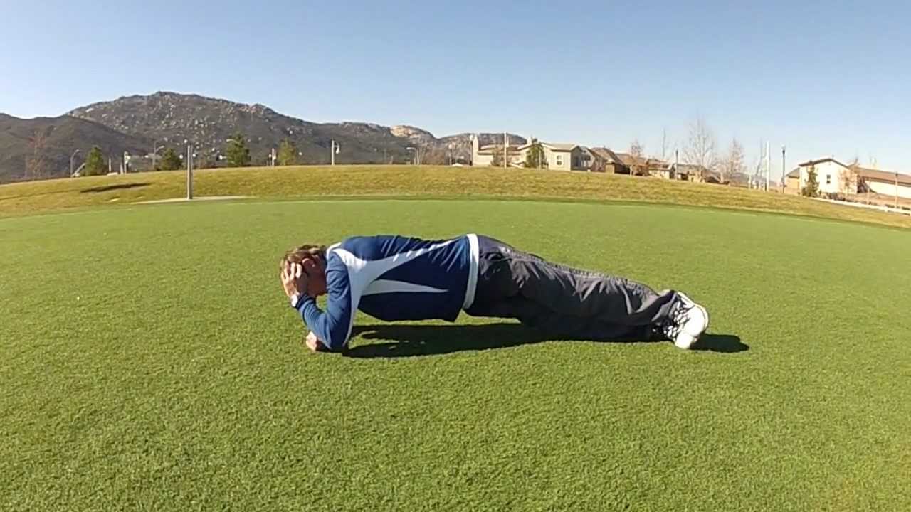 3 LIONS ABS side crunch exercise - YouTube