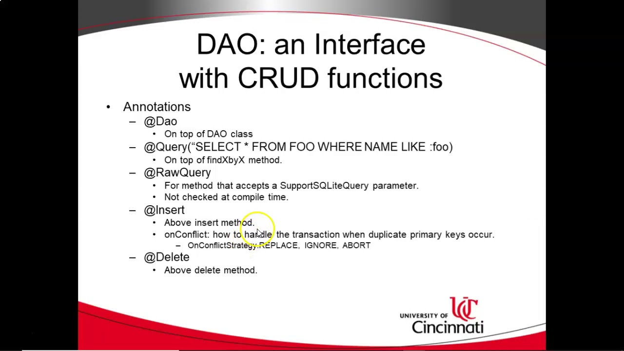 Overview of Room Database and Live Data in Android - YouTube