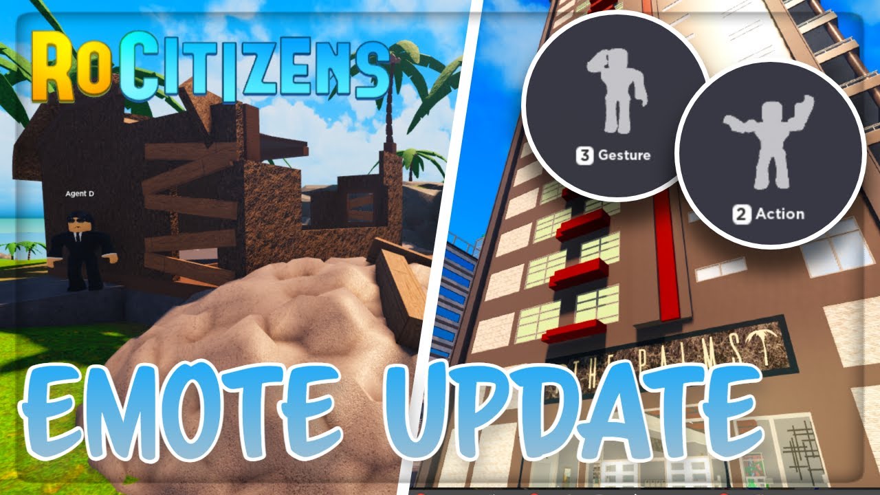 RoCitizens Emote Update! New Car + Condos - YouTube