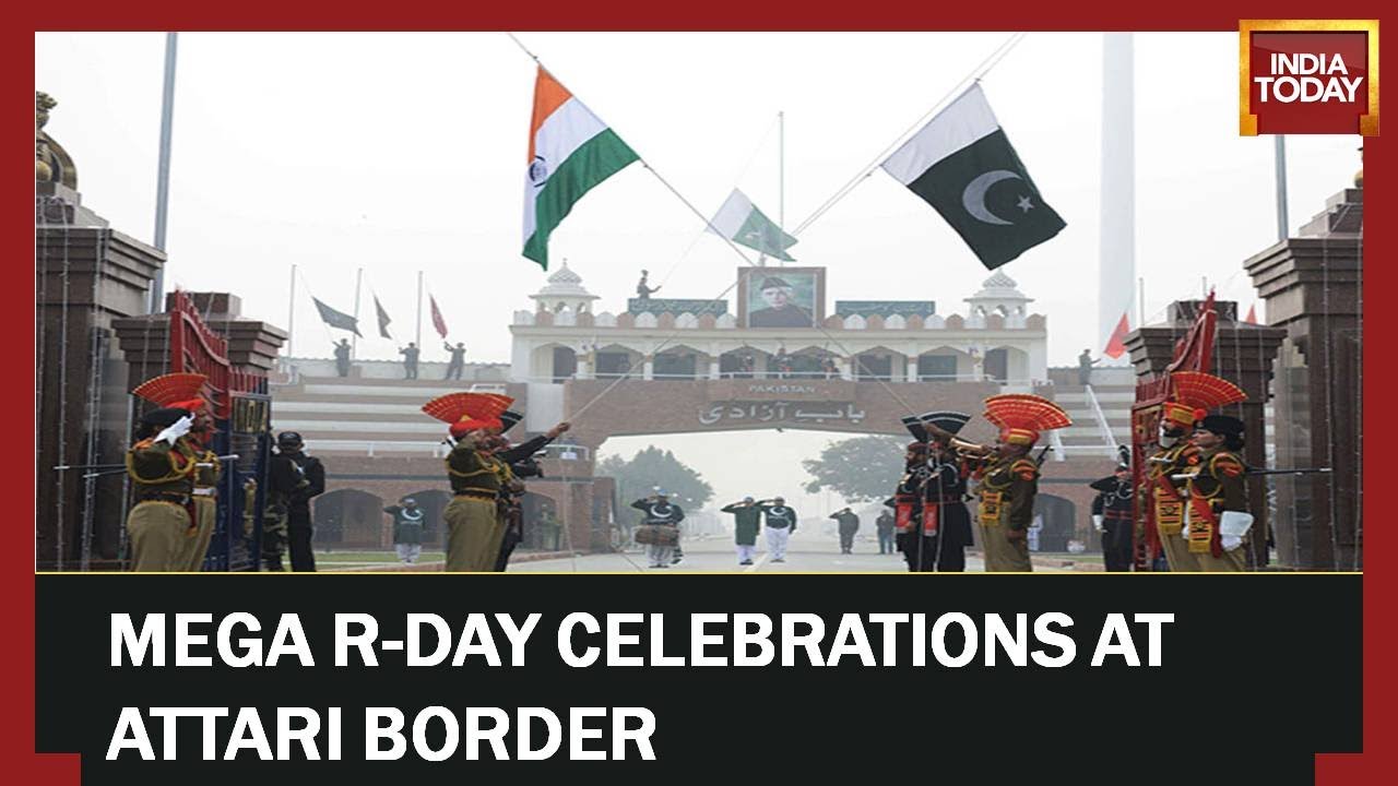 Border Force, PAK Rangers In Beating Retreat Ceremony At Wagah Border ...