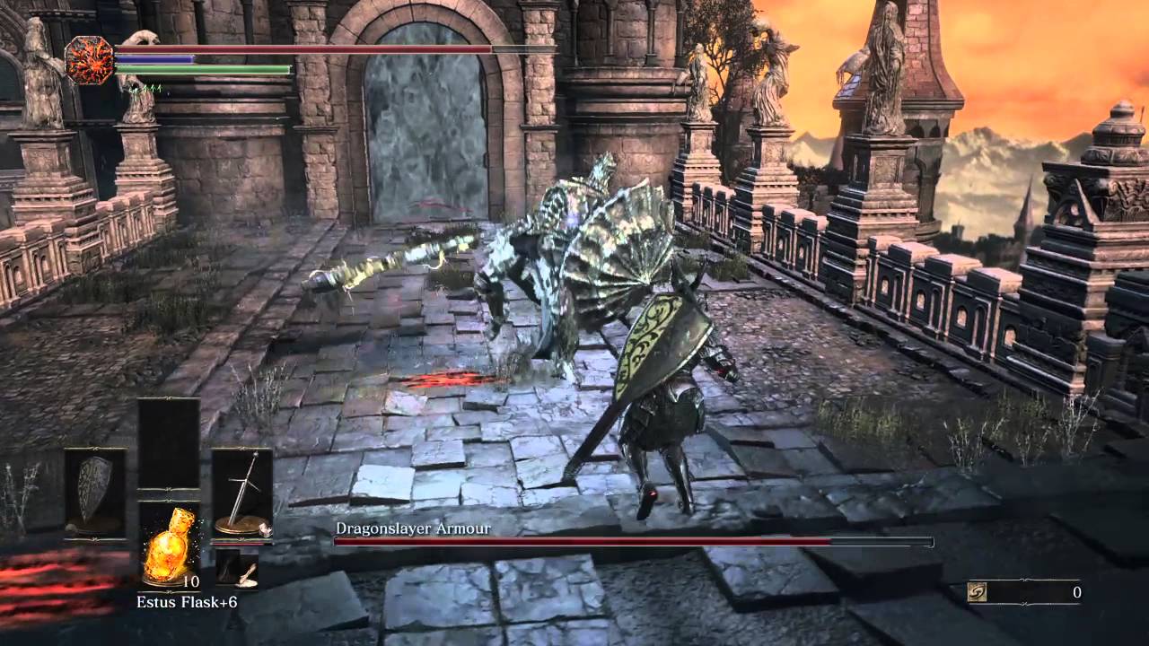 Dark Souls 3 - Dragonslayer Armour - Claymore - YouTube