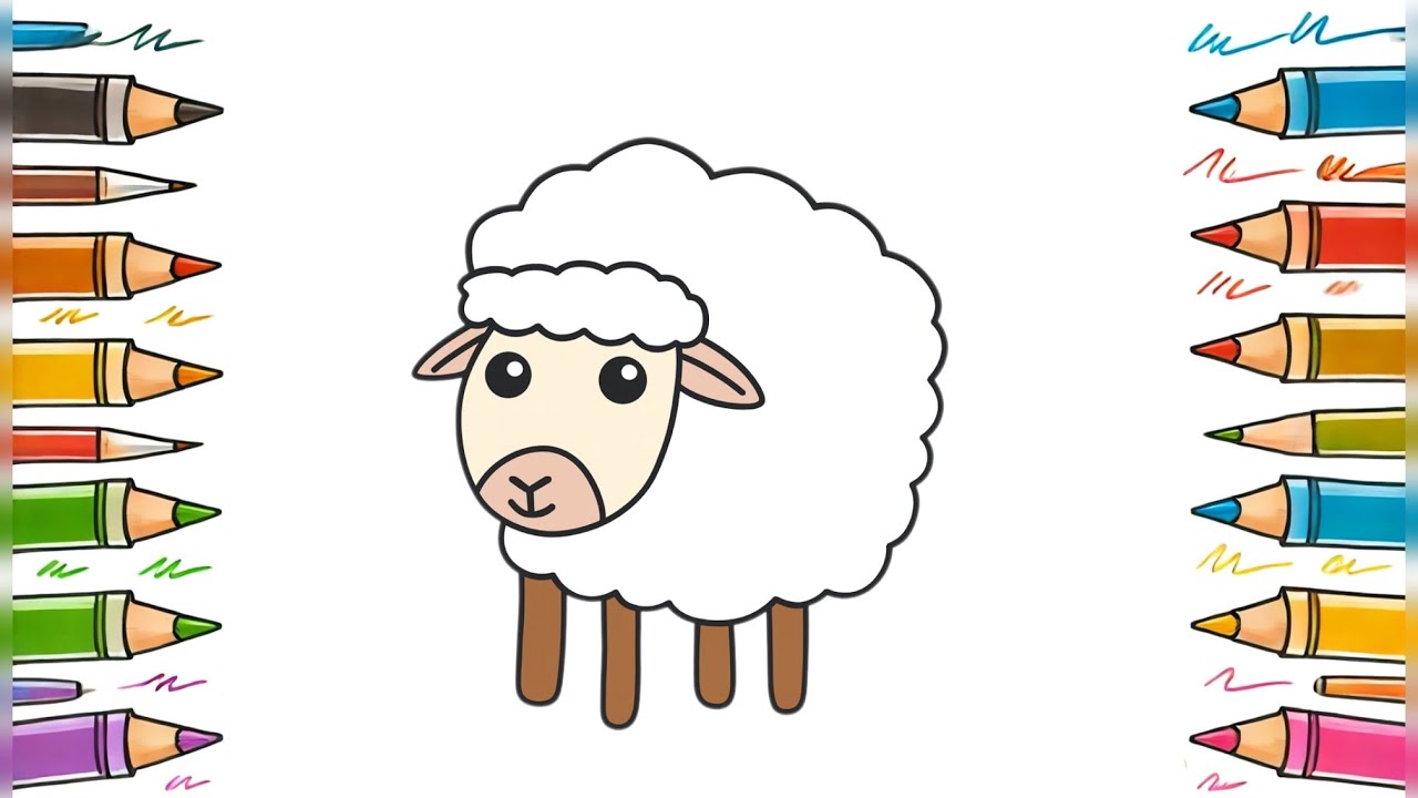 Sheep/ How to draw a Sheep - YouTube