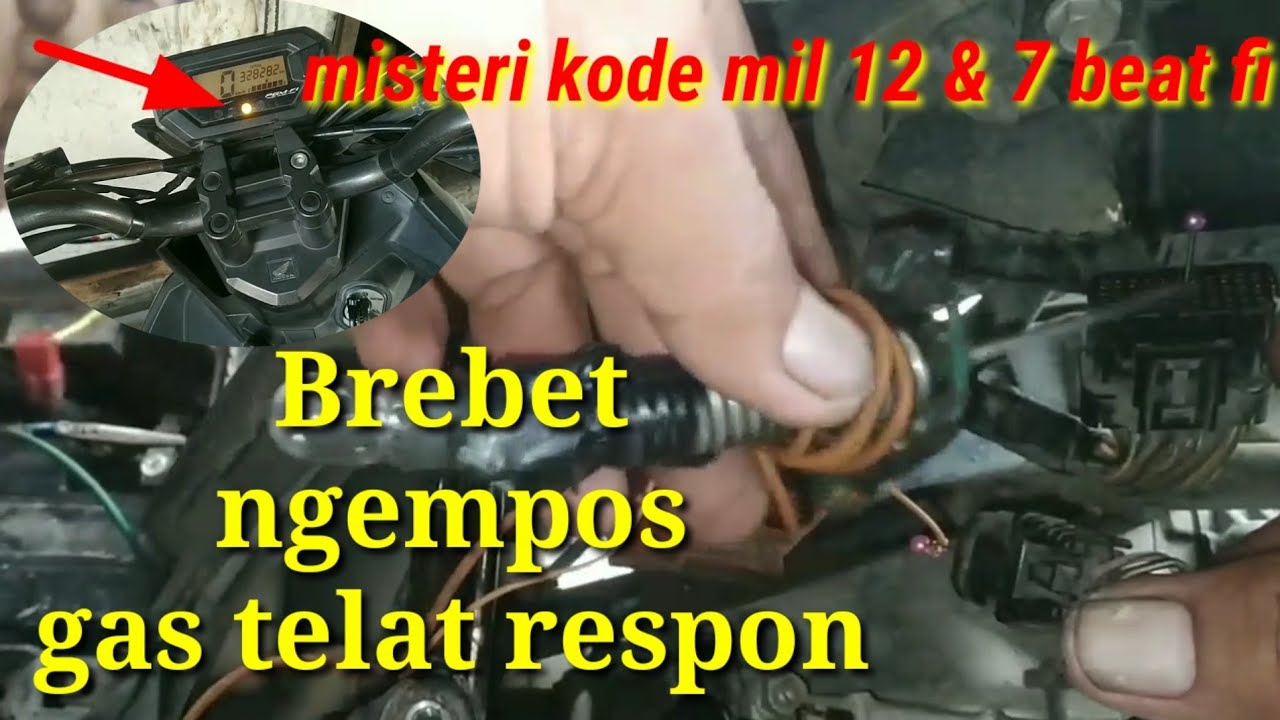 BEAT FI DIGAS NGEMPOS || CARA MENGATASI KODE MIL 12 & 7 BEAT FI tanpa ...
