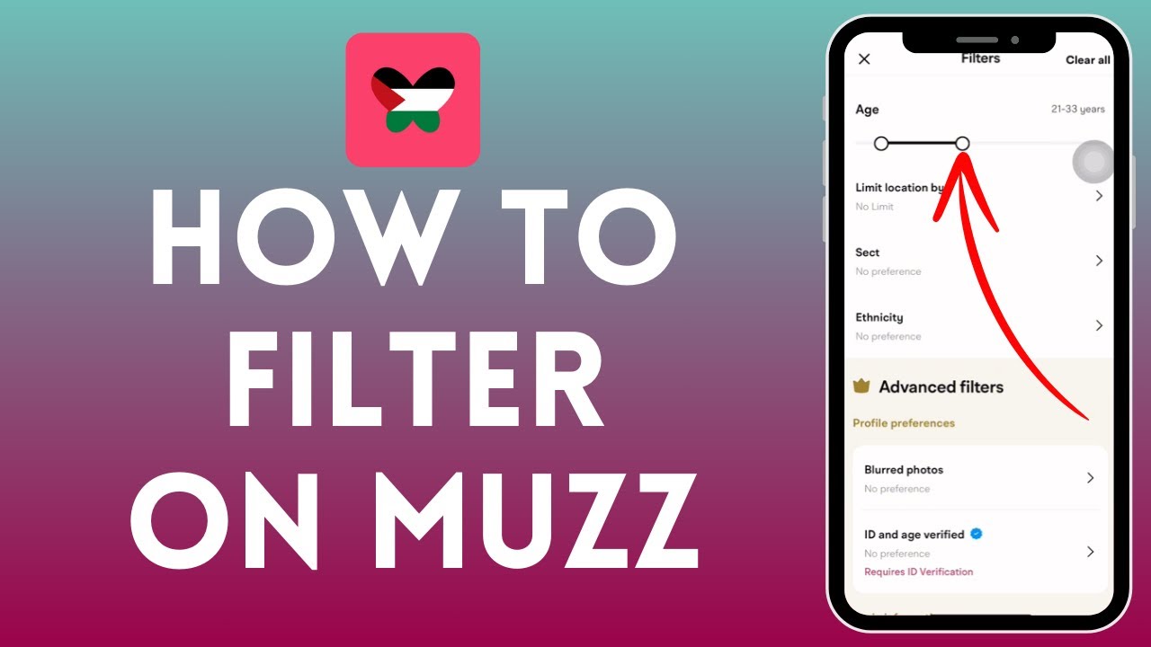 How to Use Filters on Muzz Online Dating (2024) - YouTube
