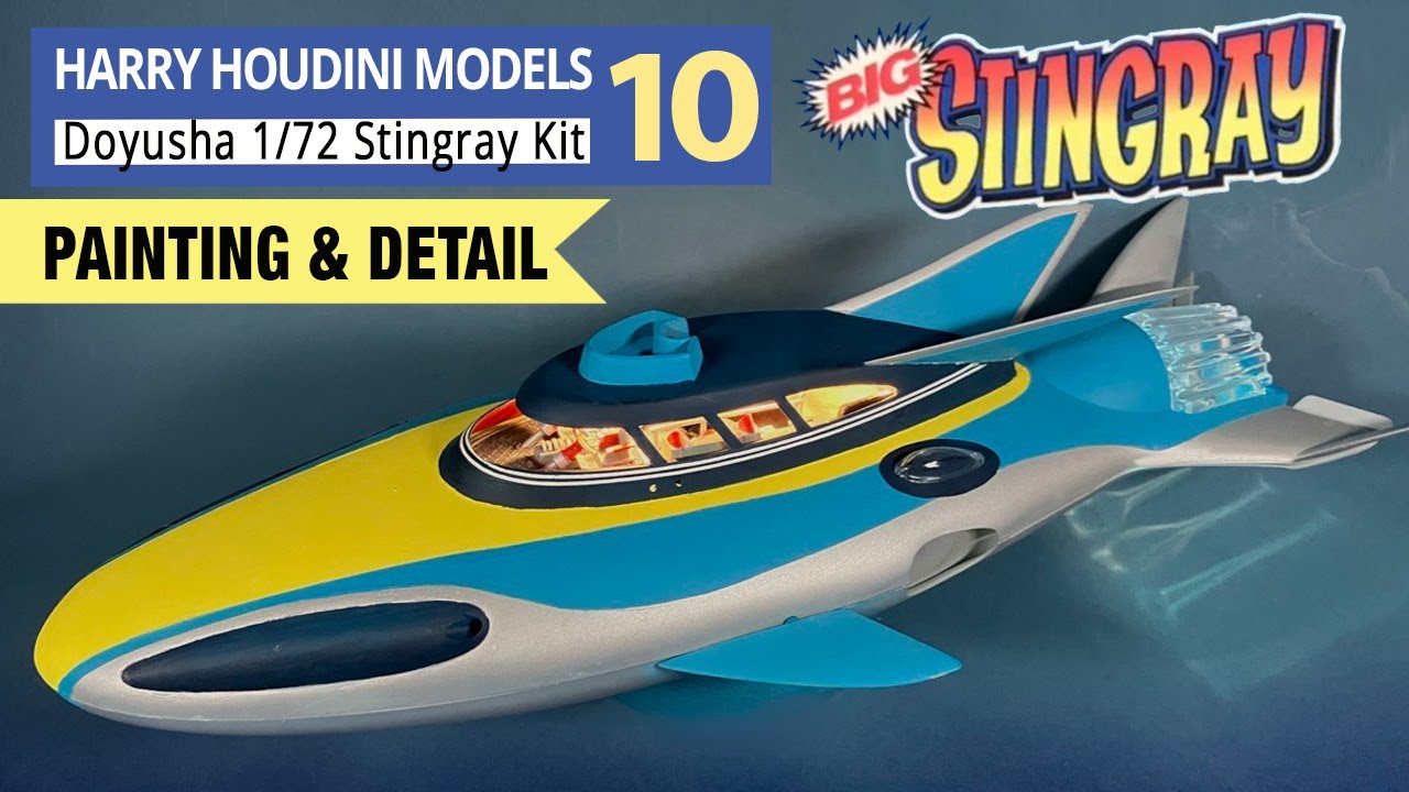 Stingray Part 10 Painting, Masking and Detail Touch Ups - YouTube