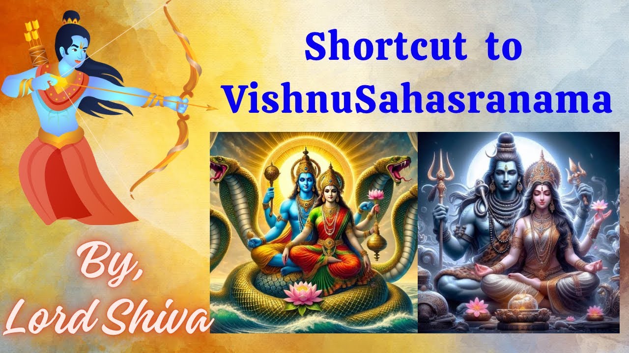“Lord Shiva’s Secret Shortcut to Vishnu Sahasranama”@Spiritual-2013 ...
