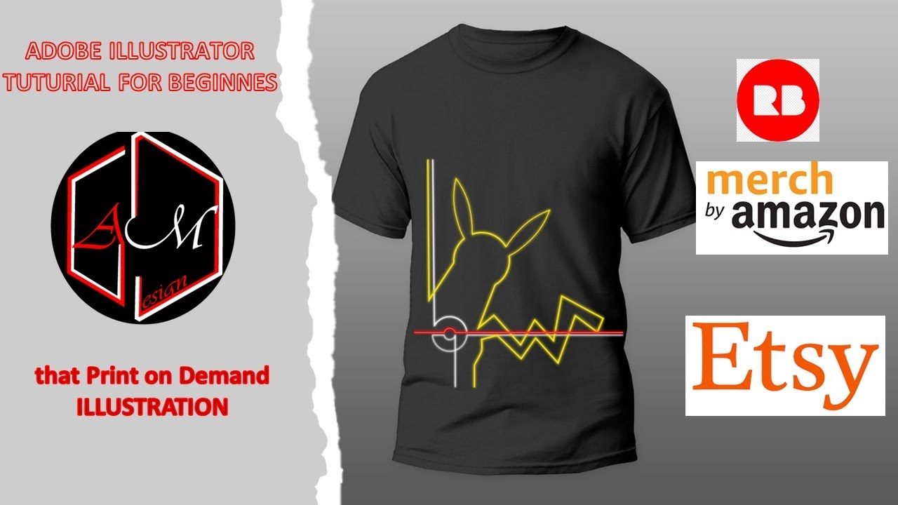 Print on Demand : make t-shirt design and sell it on redbubble etsy ...