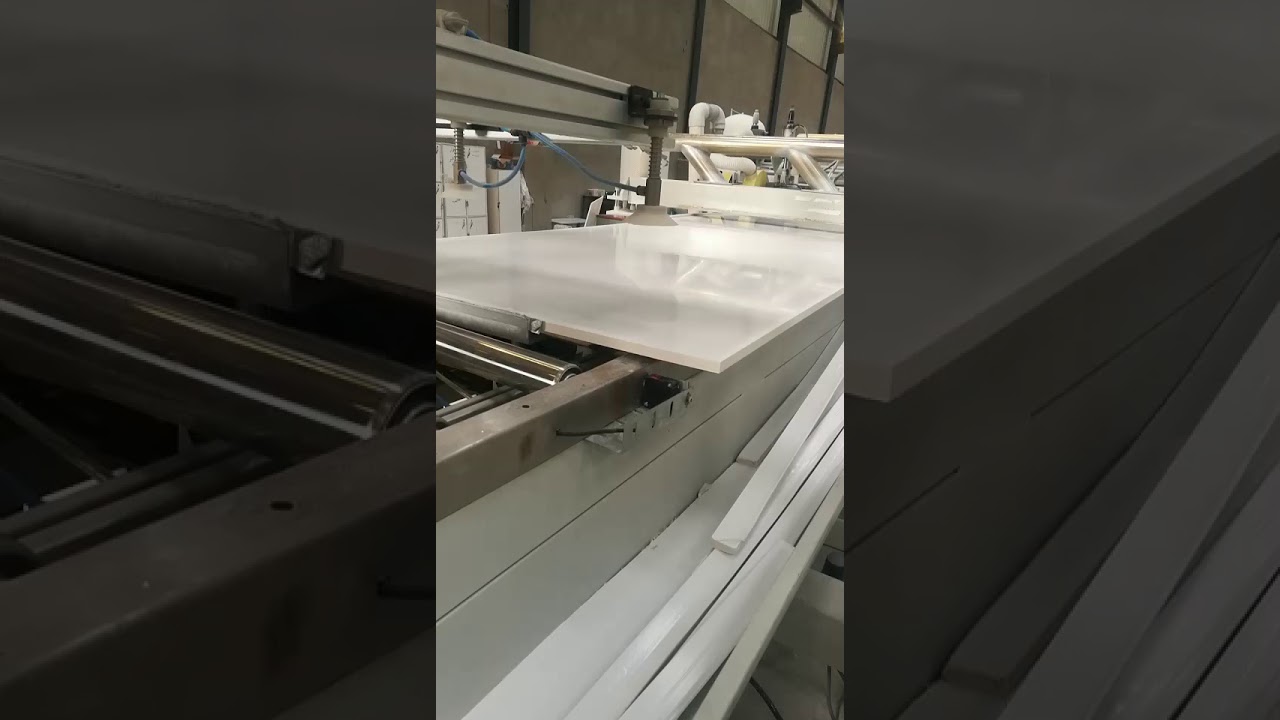 Automatic board stacker - YouTube