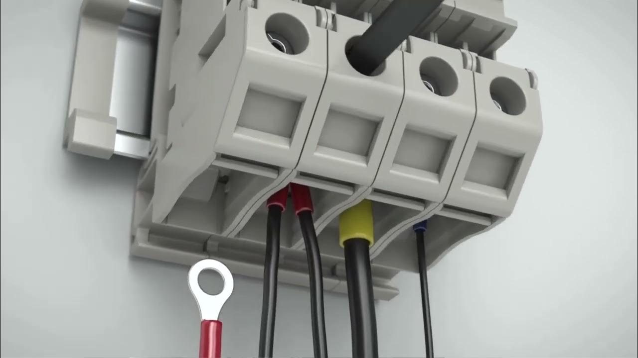 Phoenix Contact Bolt Connection Terminal Blocks - YouTube