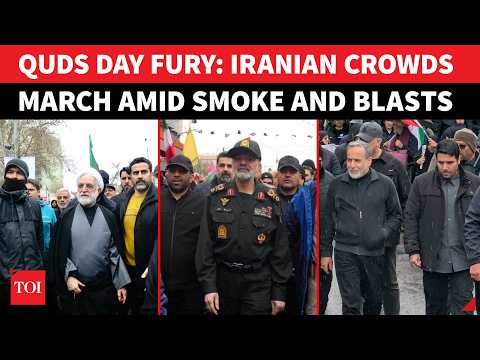 Iranian Leaders Join Thousands Amid Explosions At Tehran Quds Day March; 'NOTHING WILL STOP US....'