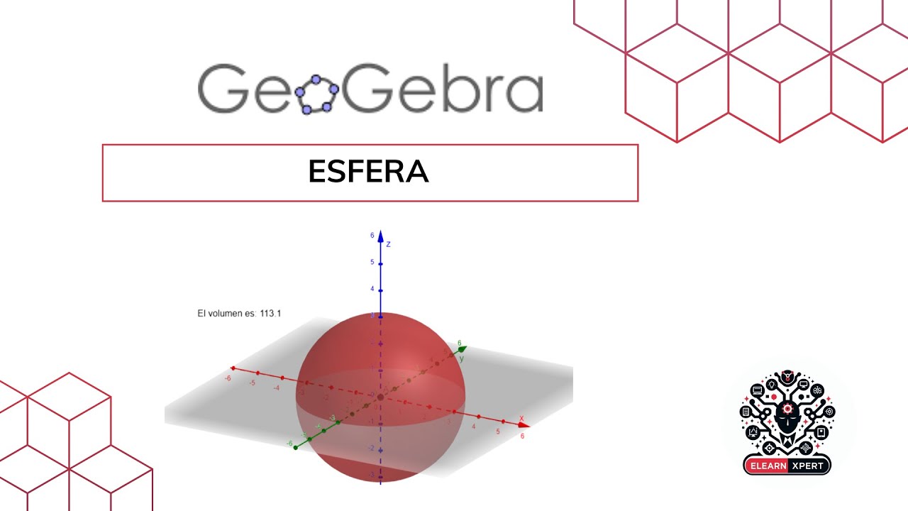 Cómo Crear una Esfera en GeoGebra y Calcular su Volumen - YouTube
